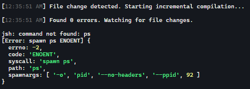 Filewatch in a Nestjs project not working · Issue #321 · stackblitz/webcontainer-core · GitHub