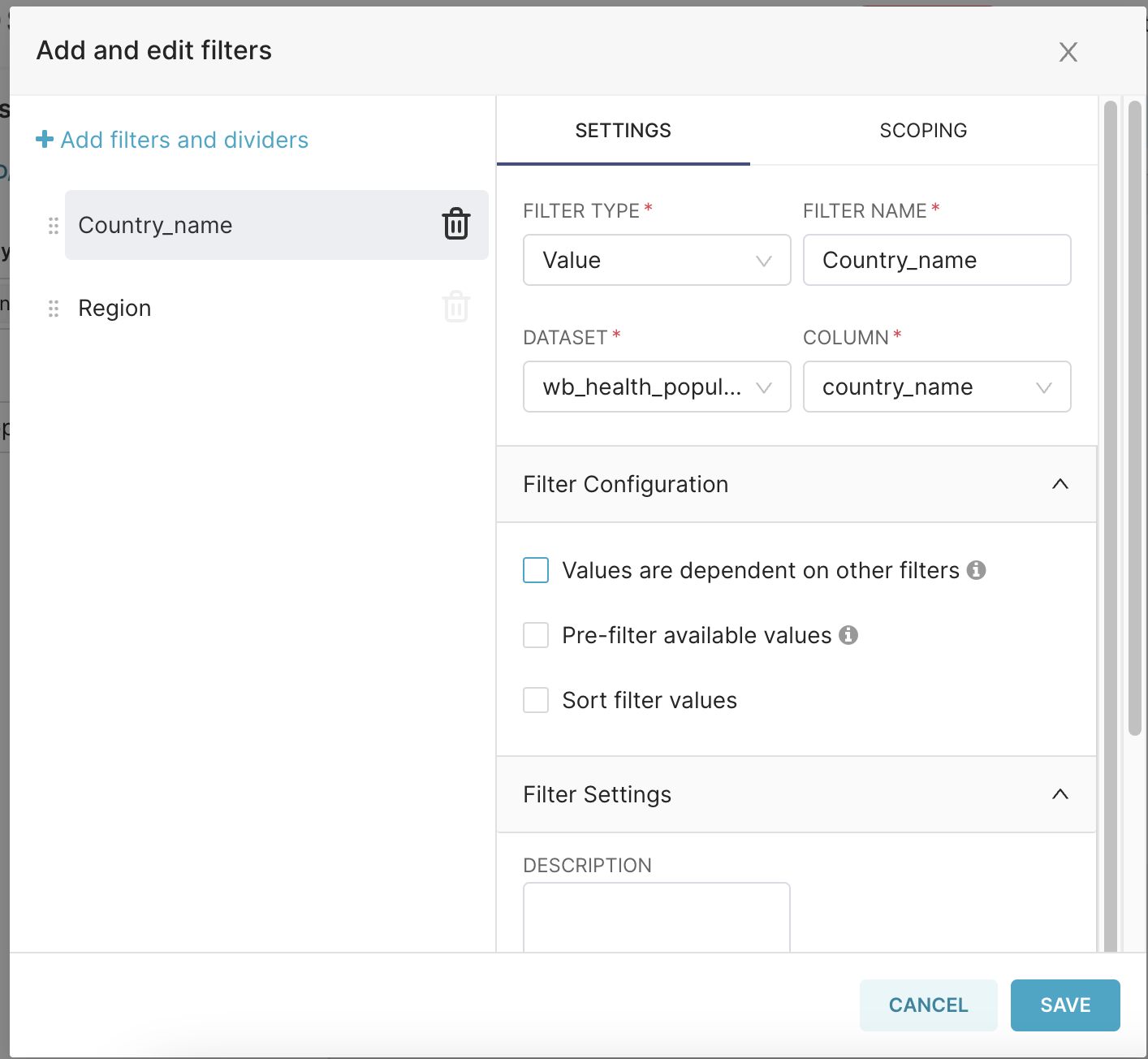 Dependent Filter Issue :- If the parent Filter value is changed then ...
