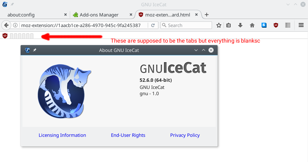 Disabling JavaScript globally in IceCat breaks uBO Preferences interface · Issue #3712 · gorhill ...