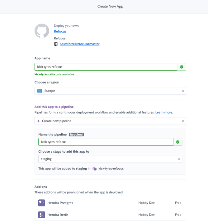 Refocus does not deploy to Heroku even using defaults · Issue #1251 · salesforce/refocus · GitHub