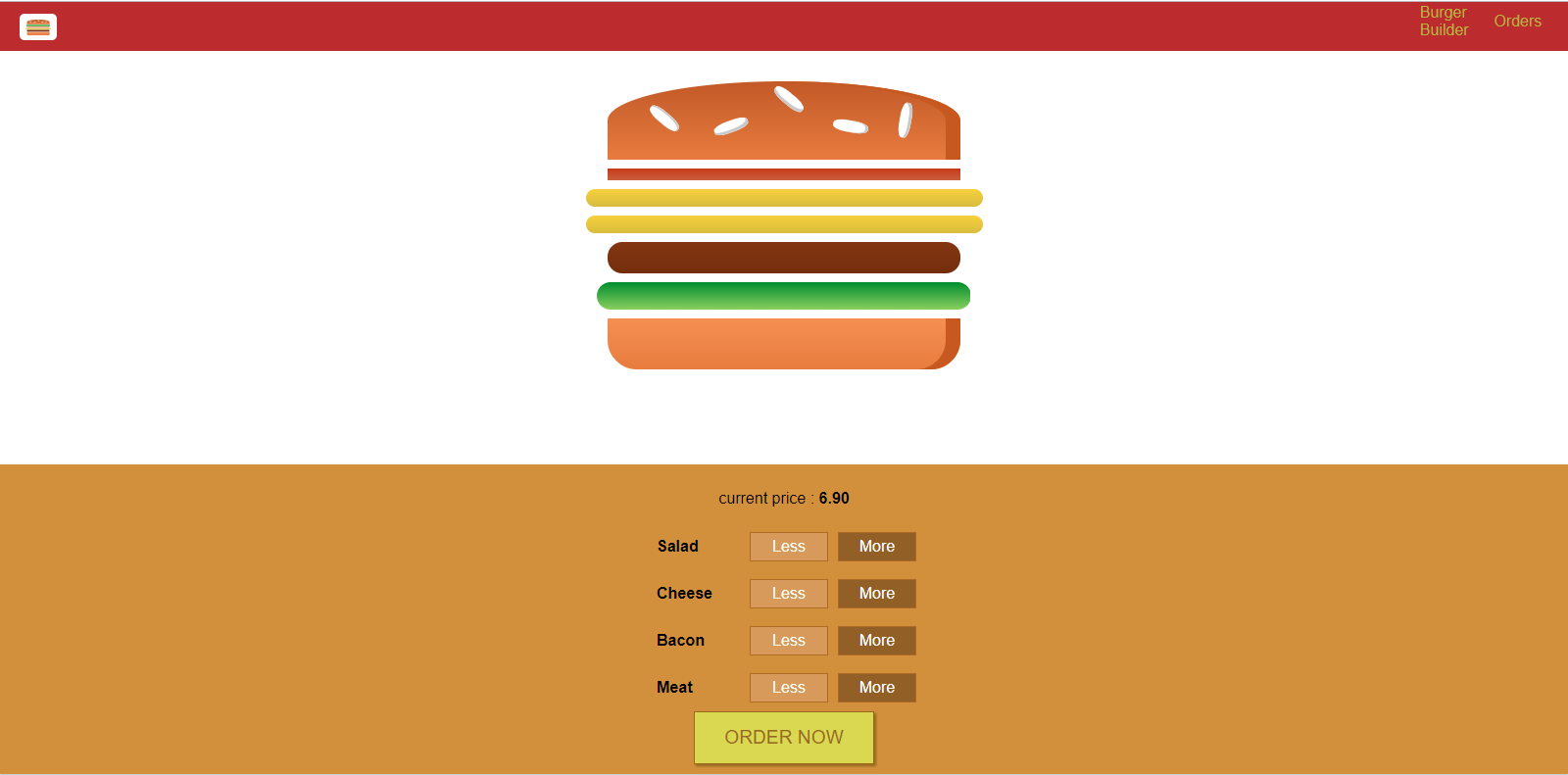 GitHub - mags94/BurgerAppReactJS: Simple yet responsive Burger App for desktop & Mobile devices ...
