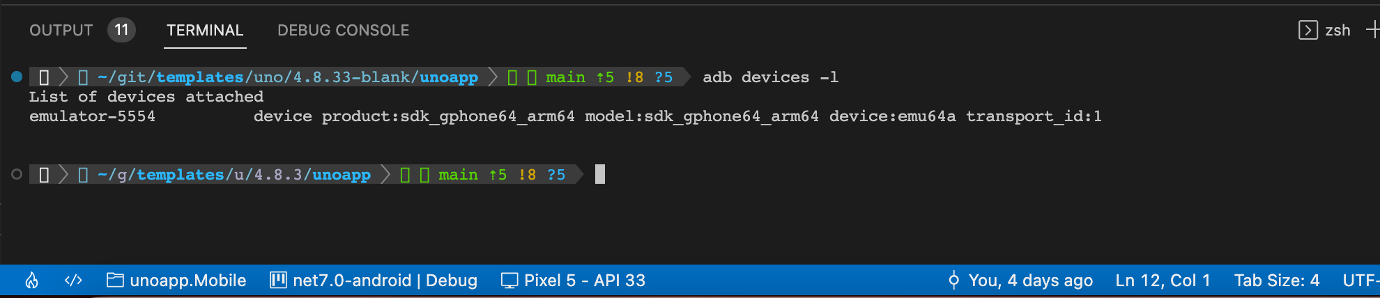 VSCode project does not show Android Emulators · unoplatform uno · Discussion #12185 · GitHub