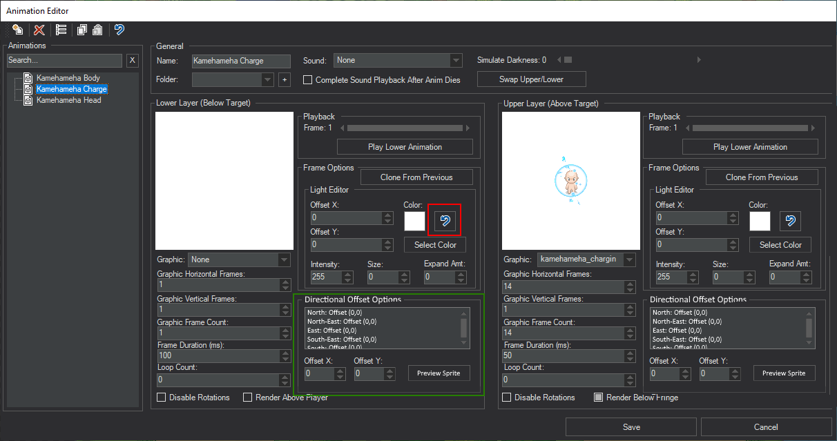 feature: Direction offset in animation editor and preview on sprite · Issue #2039 ...