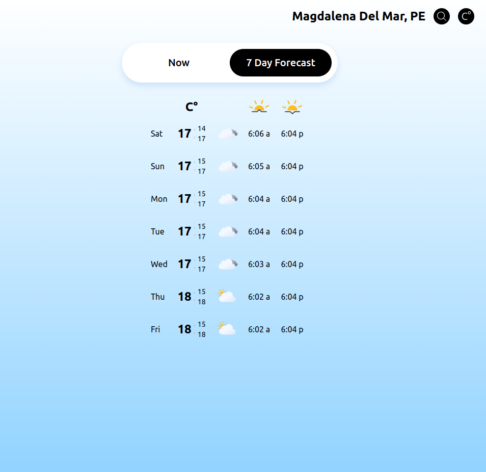 GitHub - pieroguerrero/weatherapp: Get accurate weather forecast every ...