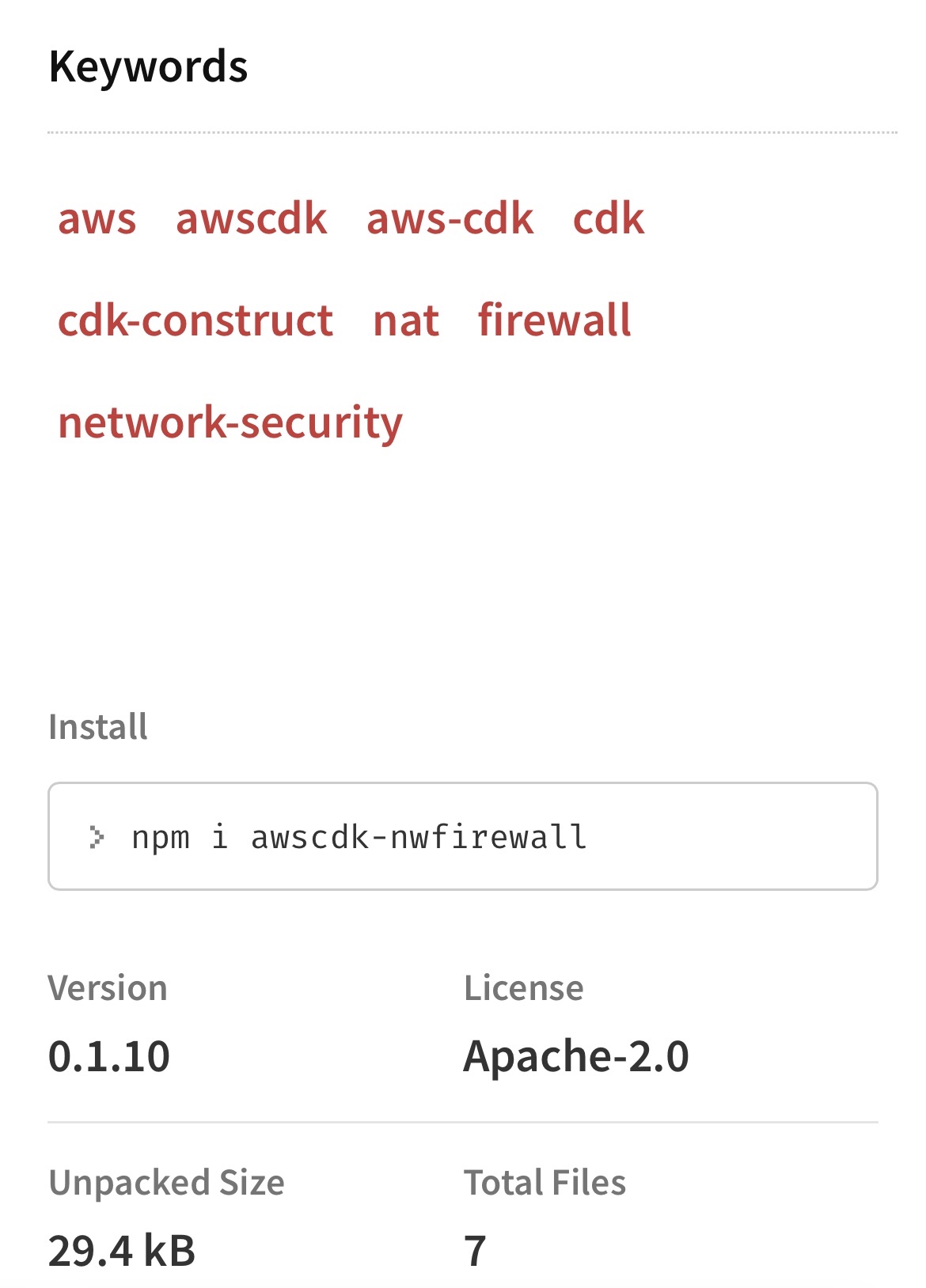 My npm package awscdk-nwfirewall is not showing in ConstructHub · Issue #690 · cdklabs/construct ...