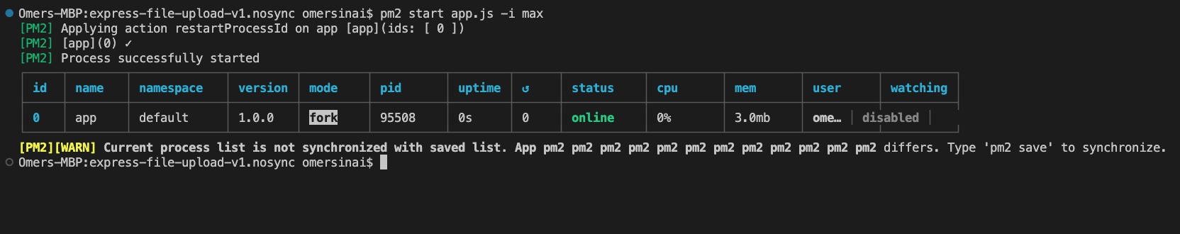 pm2 spawns only one process :-( · Issue #5540 · Unitech/pm2 · GitHub