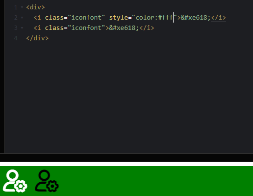 [Help]Unicode字体图标使用color:#fff会比使用其他颜色偏粗 · Issue #2115 · thx/iconfont-plus · GitHub