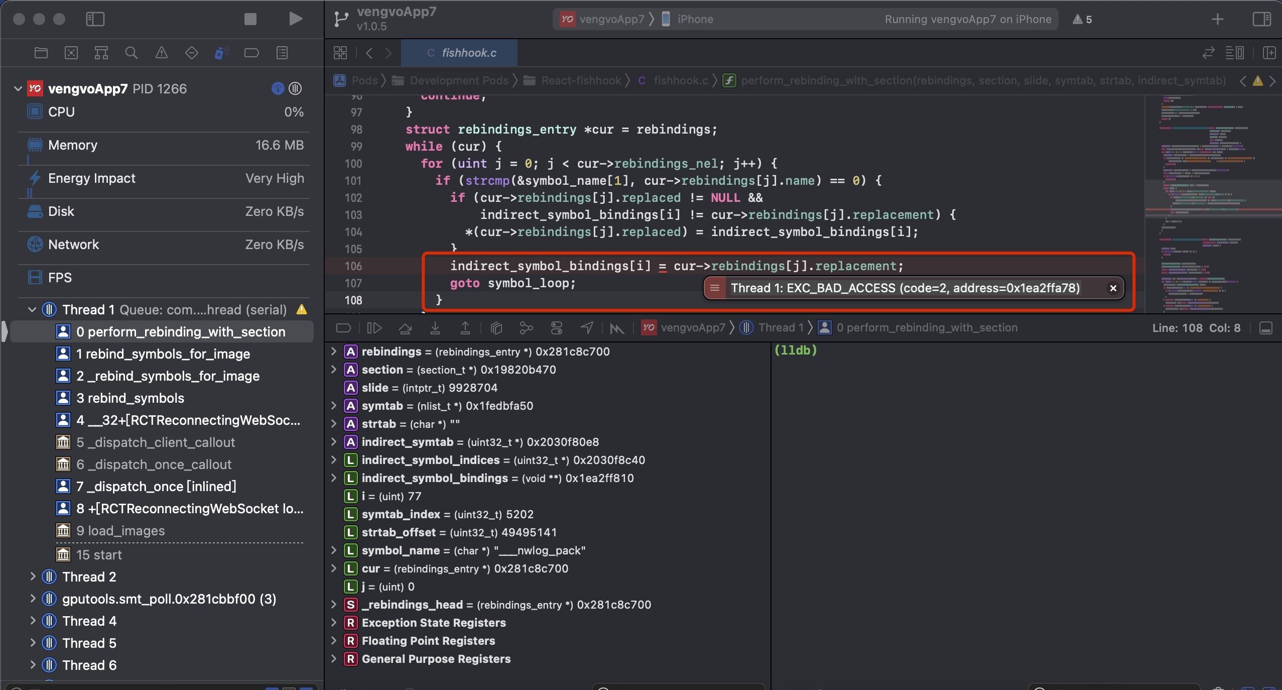 xcode13 ios15 freezing on the splash screen when running on the real phone · Issue #32537 ...