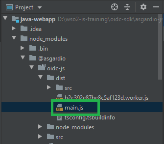Improvements in Sample - java-webapp · Issue #16 · asgardeo/asgardeo-auth-spa-sdk · GitHub