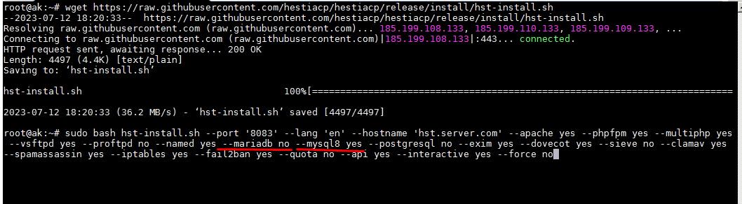 Installer Issue Bug · Issue 3772 · Hestiacphestiacp · Github