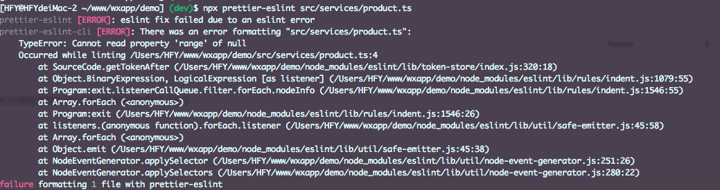 Cannot read property 'range' of null · Issue #213 · prettier/prettier-eslint · GitHub