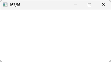 GitHub - kenjinote/mousepos: マウスのクライアント座標を表示