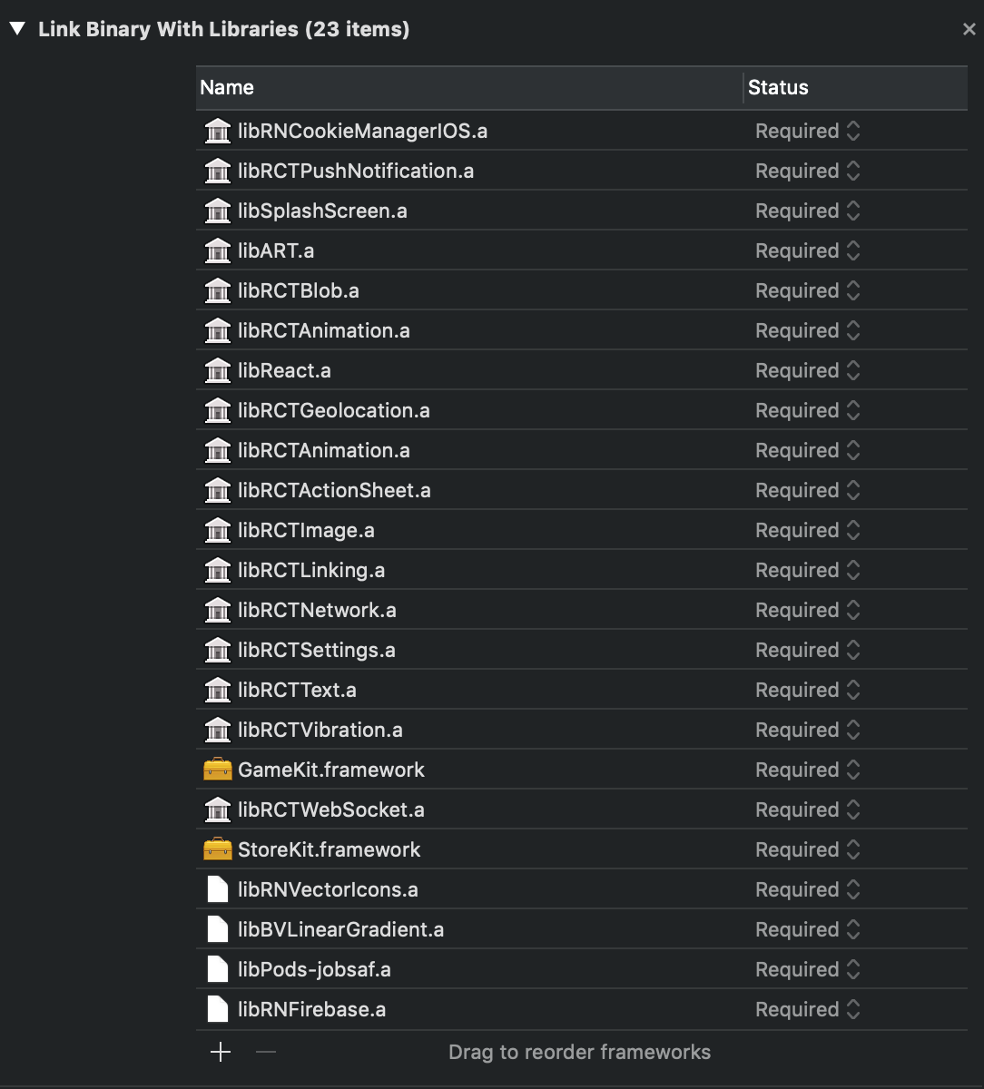"_OBJC_CLASS_$_GIDSignIn", referenced from: objc-class-ref in libRNGoogleSignin.a(RNGoogleSignin ...
