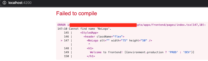 Nextjs Styled Components Starter Error Cannot Find Name Nxlogo · Issue 2494 · Nrwlnx · Github
