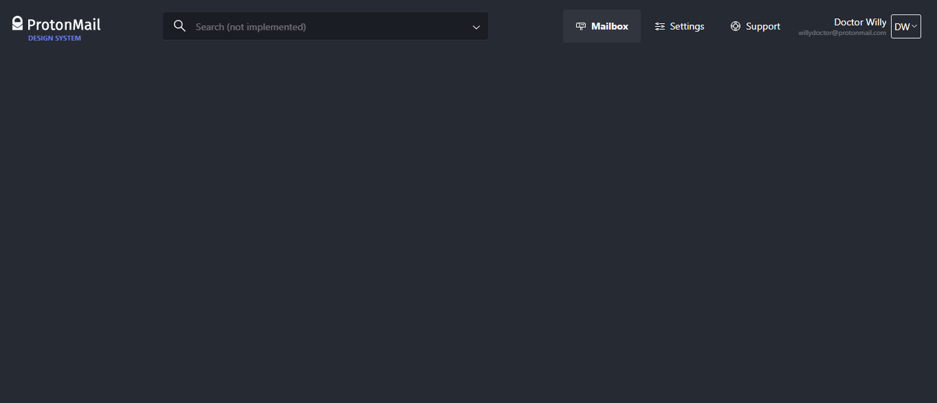 modals page only displays the top navigation bar · Issue #263 · ProtonMail/design-system · GitHub