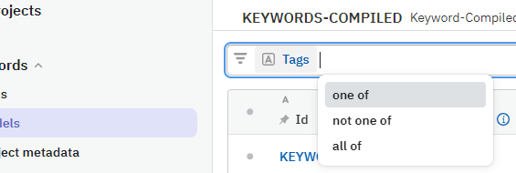 Feature Request: Allow `startswith` & `endswith` filter types when browing tags · Issue #1505 ...