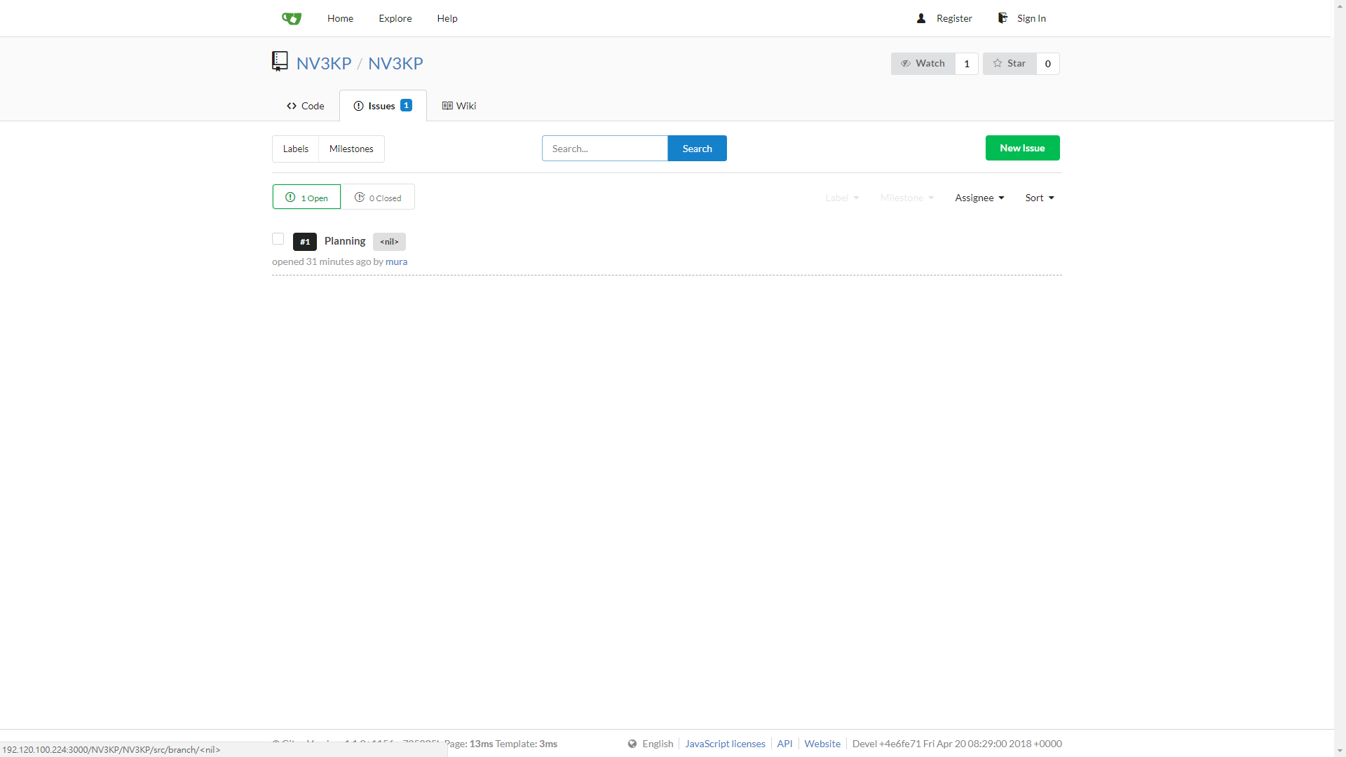 A mysterious label ` ` is shown after upgrading · Issue #3822 · go-gitea/gitea · GitHub
