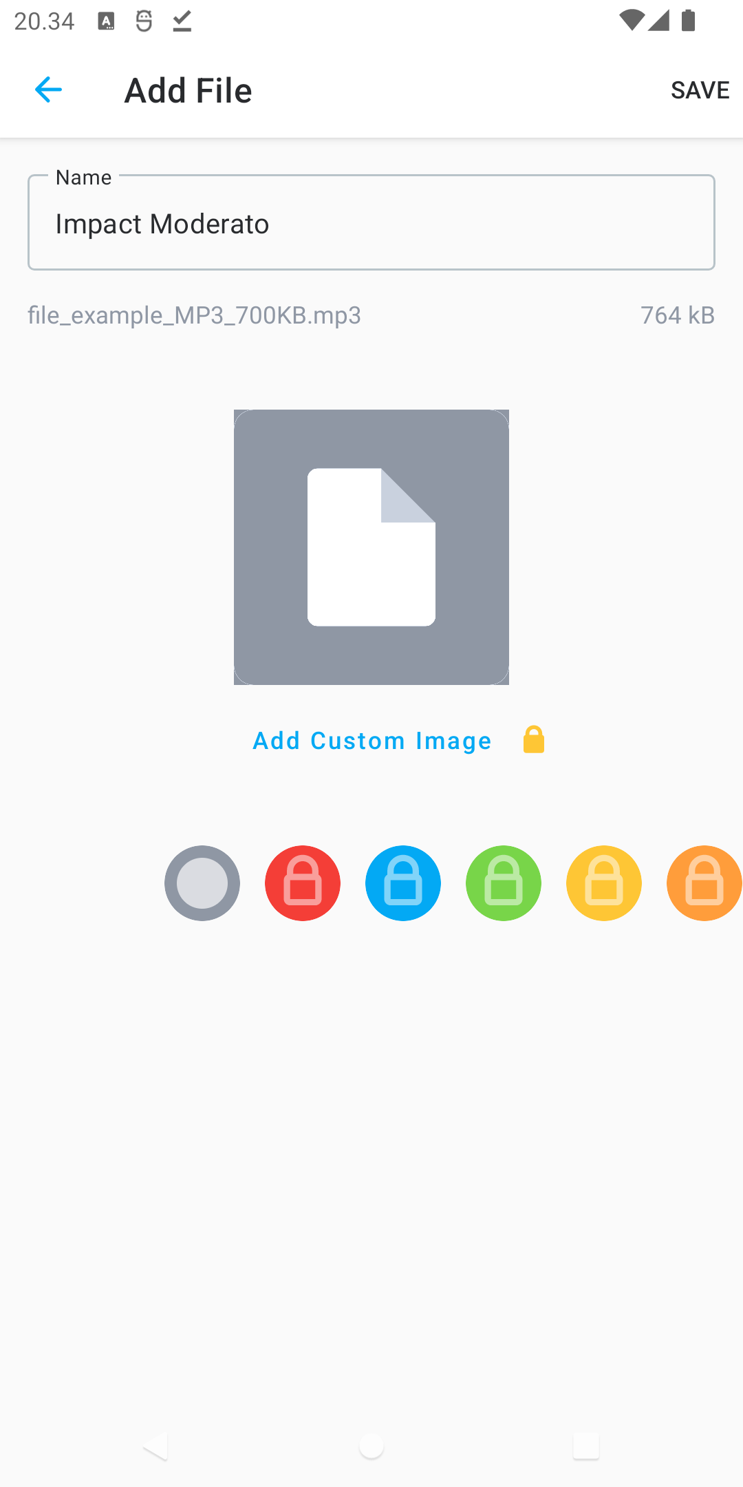 Spacing off on Add File screen header · Issue #63 · Automattic/pocket-casts-android · GitHub