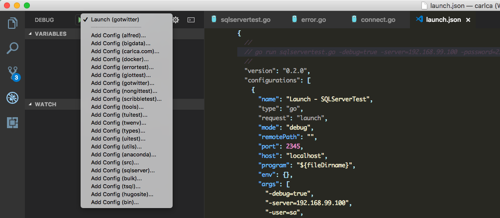 Problems with the launch.json system · Issue #1403 · microsoft/vscode ...