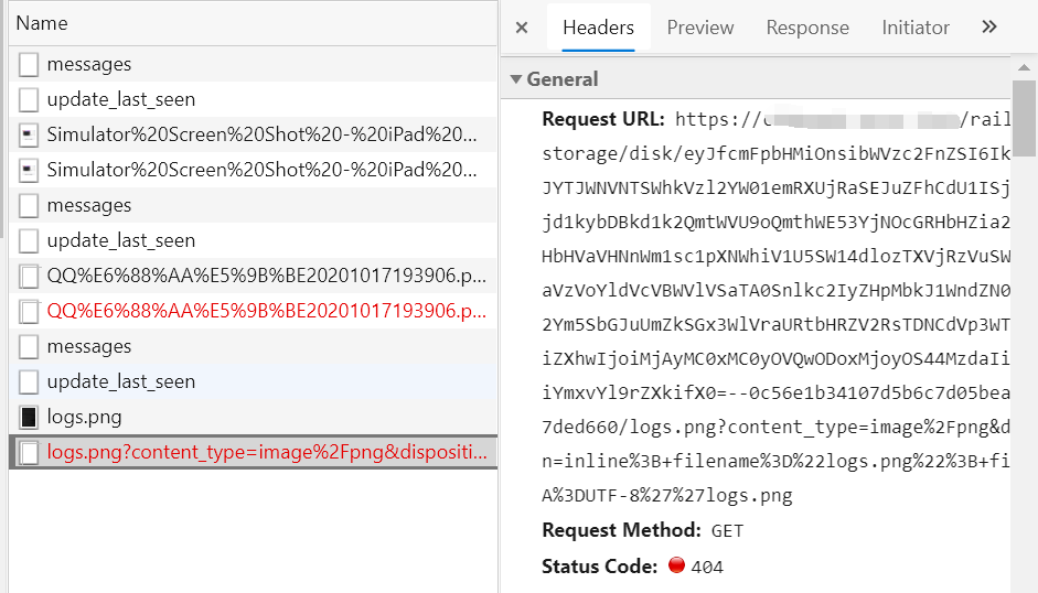 Bug: Server responds with a broken image url on file upload · Issue #1372 · chatwoot/chatwoot ...
