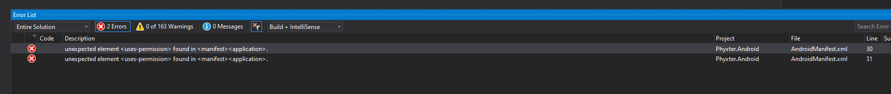 [Bug] unexpected element found in . · Issue #7562 · xamarin/Xamarin.Forms · GitHub