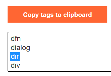 discard tag missing from list of tags · Issue #26 · PortSwigger/xss ...