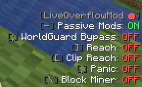 GitHub - JorianWoltjer/LiveOverflowMod: A Minecraft hacked-client for the LiveOverflow Server ...