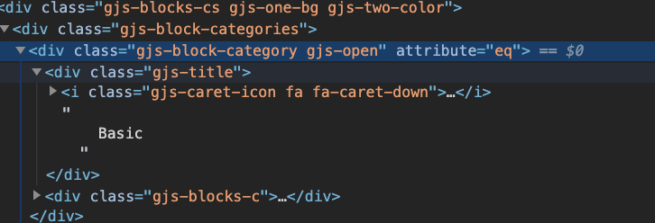 Custom block category question · Issue #3203 · GrapesJS/grapesjs · GitHub