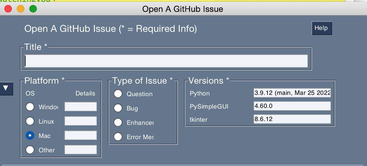 [Enhancement] main_open_github_issue() can be easily more prefilled ...
