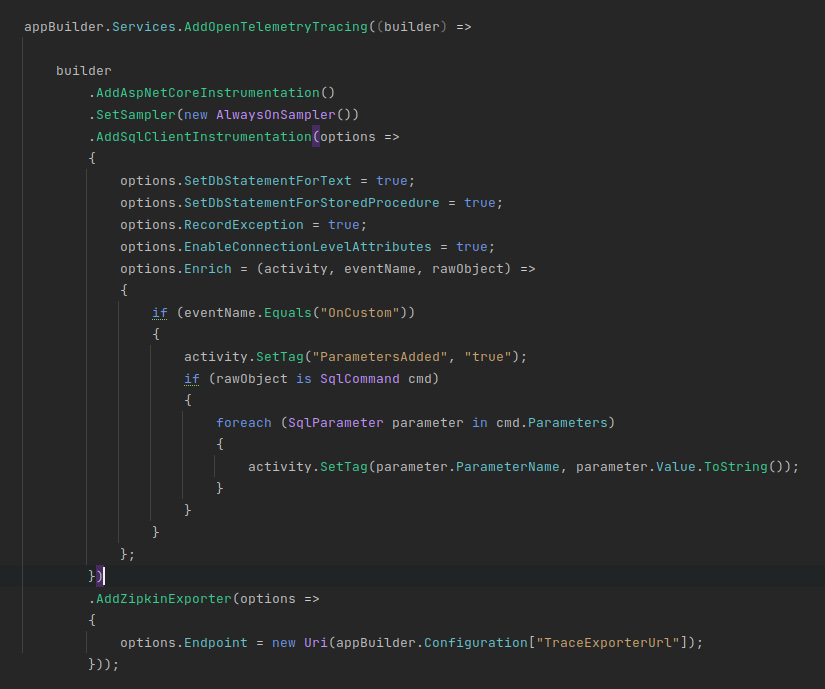 Enrich callback not being called (SqlClient) · Issue #3077 · open ...