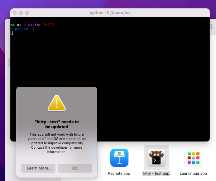 macOS Monterey: Triggers warning because outdated python is called · Issue #627 · sebhildebrandt ...
