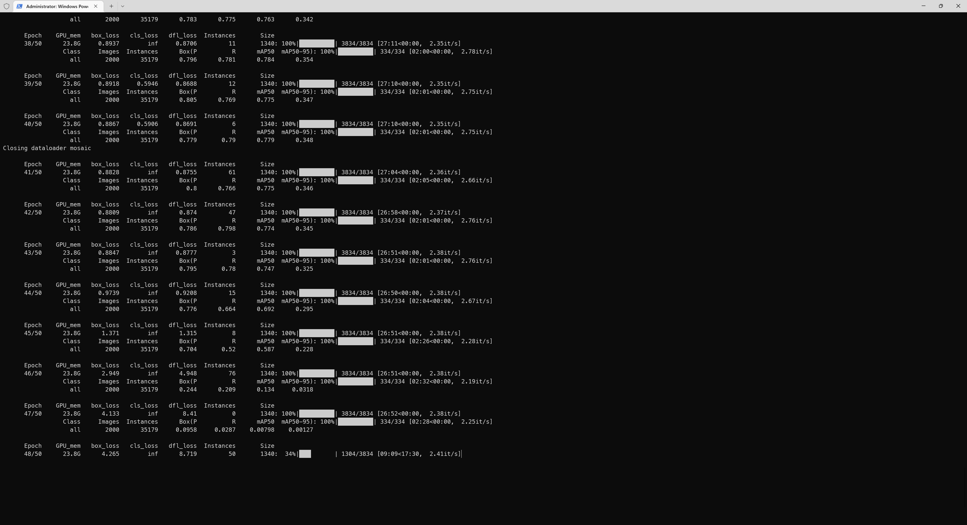 Closing dataloader mosaic · Issue #372 · ultralytics/ultralytics · GitHub