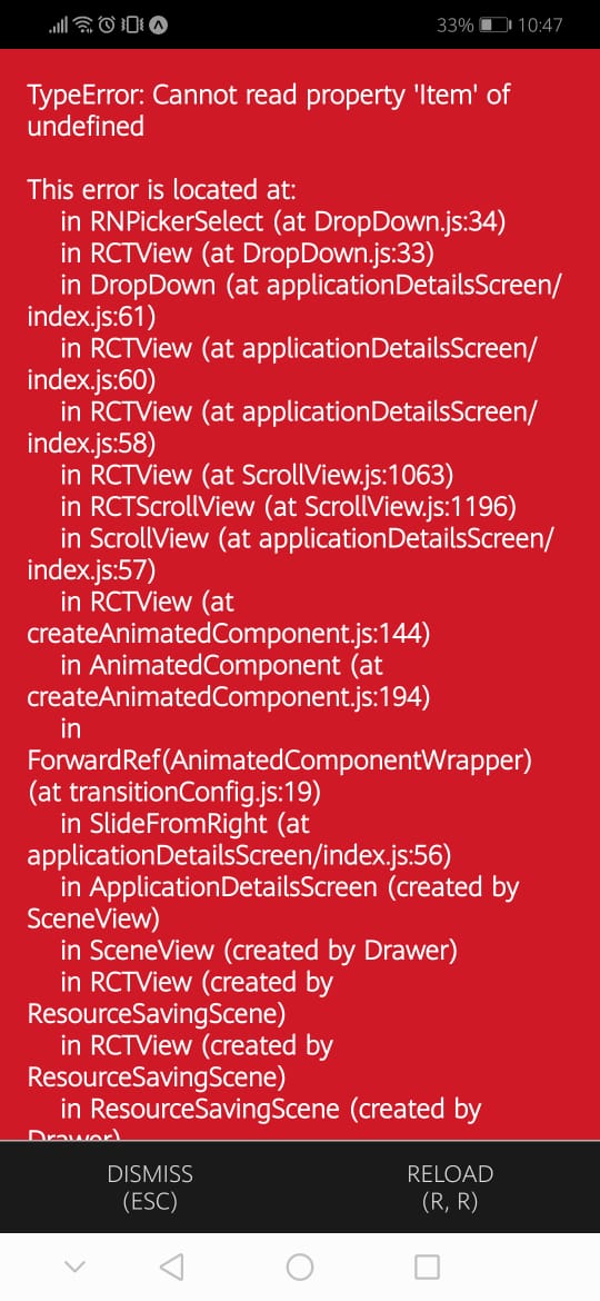 Typeerror Cannot Read Property Item Of Undefined [android Only] · Issue 335 · Lawnstarter