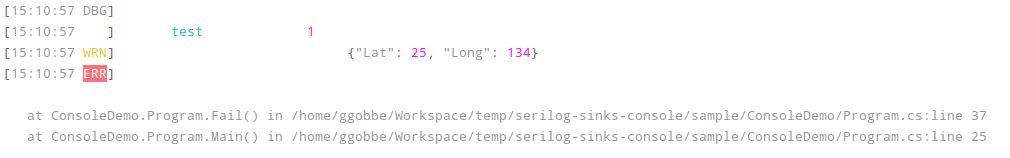 Light Theme Not Supported By Colored Themes · Issue 123 · Serilogserilog Sinks Console · Github