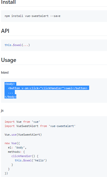 SweetAlert in vue-admin · Issue #218 · vue-bulma/vue-admin · GitHub