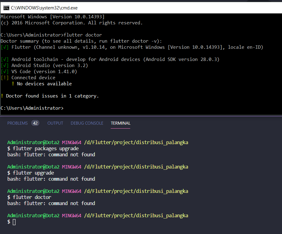 Flutter Command Can t Run In VS Code Issue 47268 Flutter flutter 