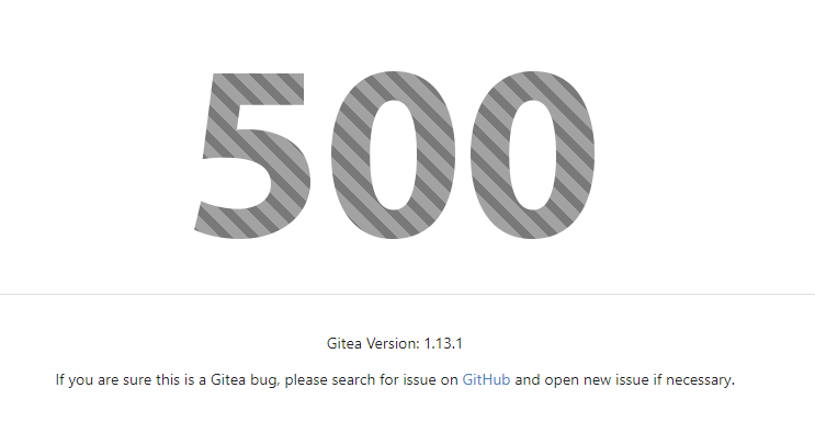 error 500 on creating a repo · Issue #14539 · go-gitea/gitea · GitHub