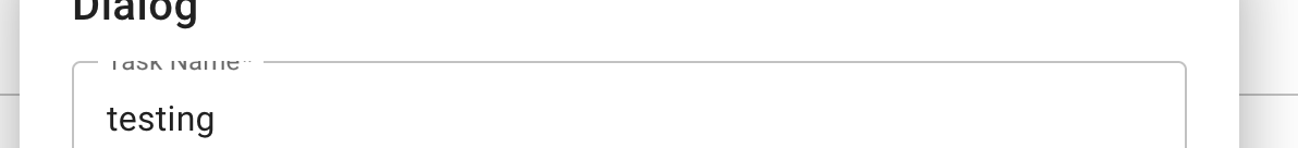 MDCTextField, MDCSelect floating label broken when inside MDCDialog with having a pre filled ...