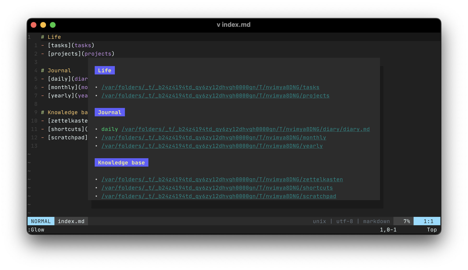 Compatibility issues with vimwiki · Issue #88 · ellisonleao/glow.nvim · GitHub