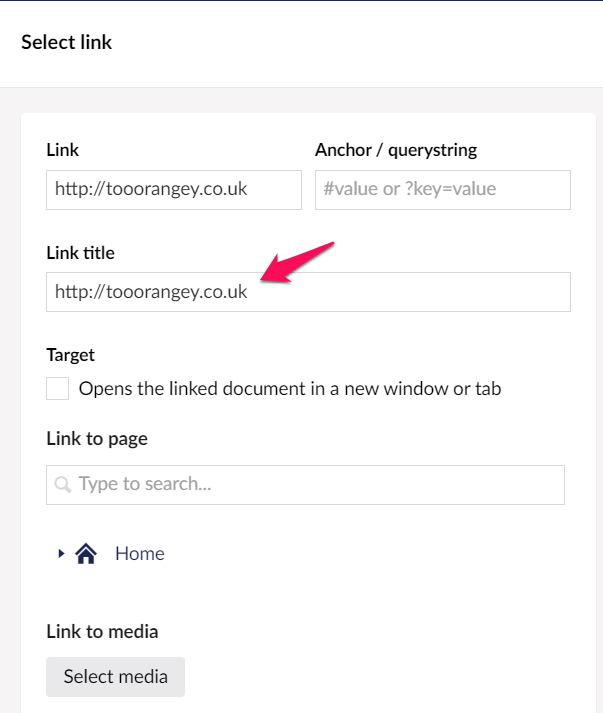 V8 Url Link Picker Title UI Weirdness · Issue #8450 · umbraco/Umbraco-CMS · GitHub