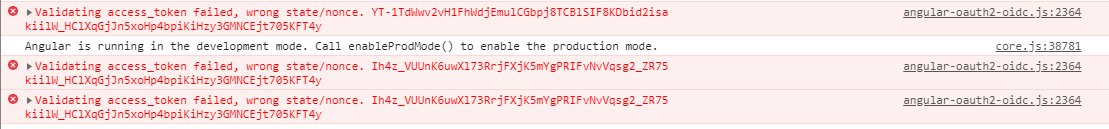 Validating access token, wrong state/nonce when partially protected pages · Issue #708 ...