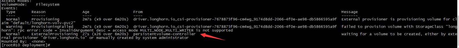 [BUG] Storageclass does not work when it has the parameter frontend:iscsi · Issue #1403 ...