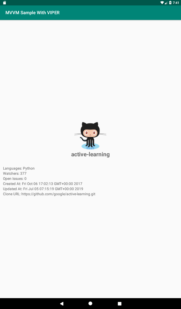 GitHub - IosephKnecht/VIPER-sample: A project demonstrating presentation pattern VIPER.