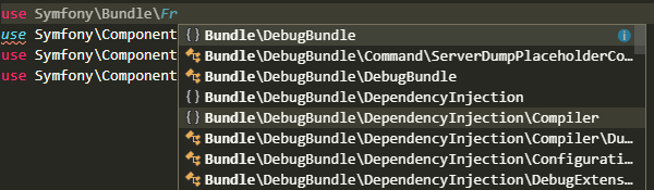 PHP namespace autocomplete not working right · Issue #544 · bmewburn/vscode-intelephense · GitHub