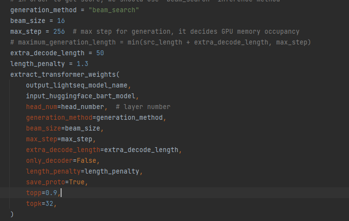 为什么使用beam_search推理多条句子一样呢 · Issue #407 · bytedance/lightseq · GitHub