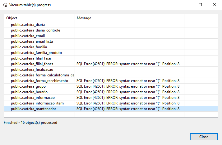 Postgres In 614 Sometimes Drop Statements Fail On Syntax Error · Issue 6440 · Dbeaver