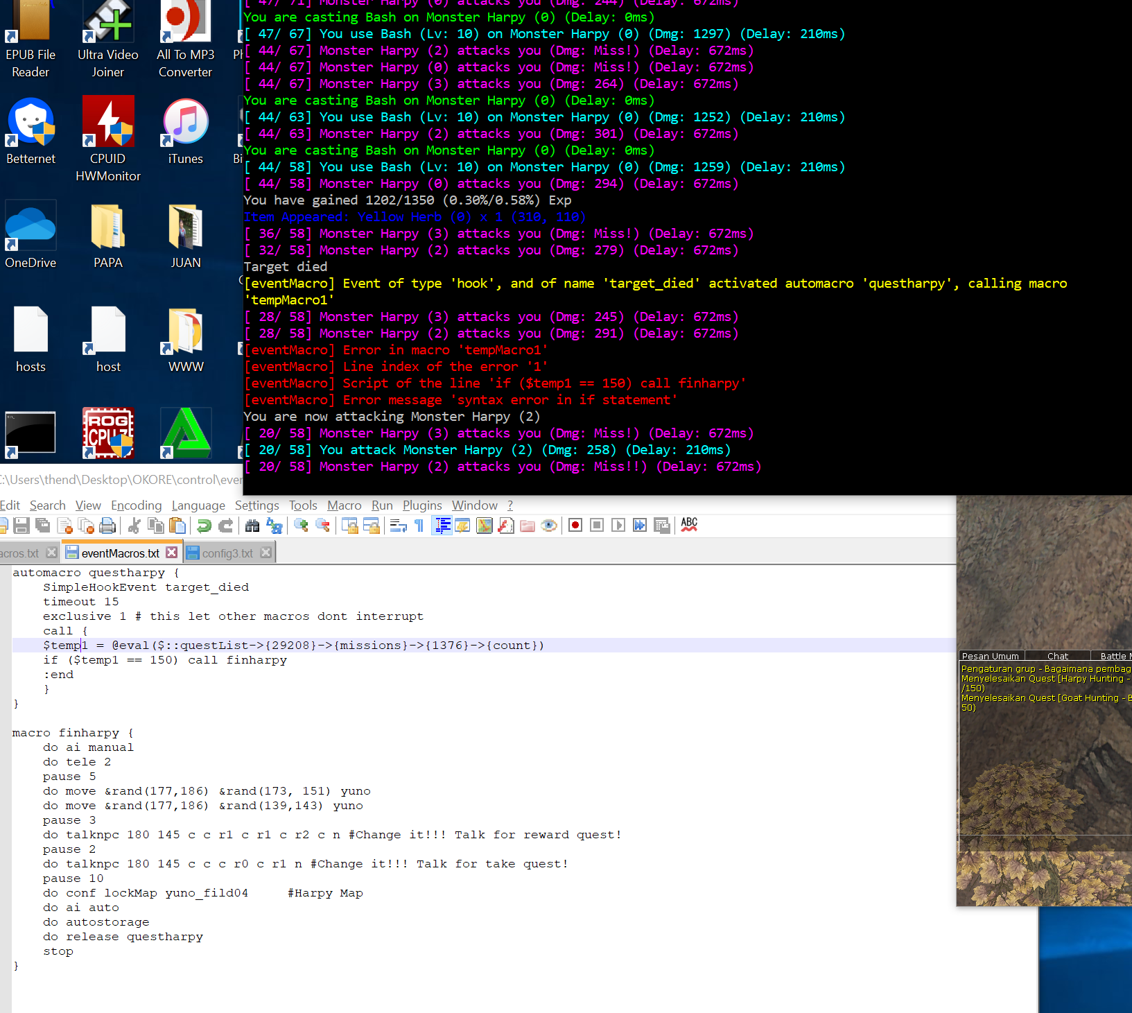 Ask About Macros · Issue #2933 · OpenKore/openkore · GitHub