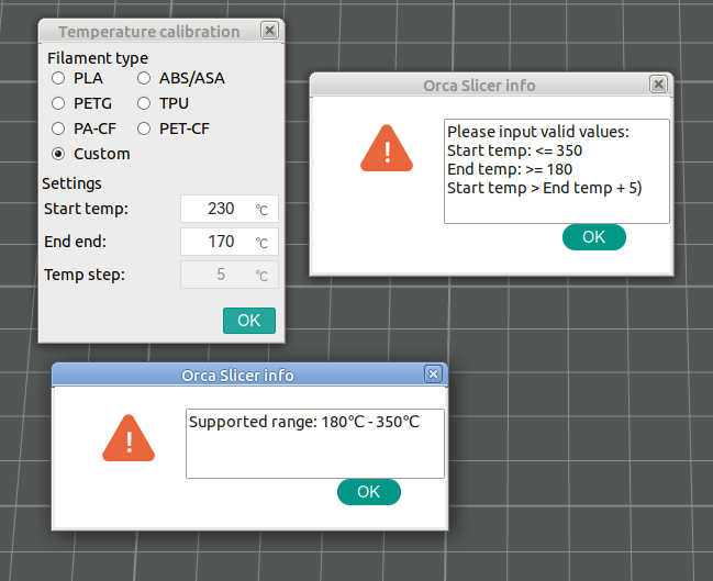 FR: temp tower - go as low as 170°C · Issue #1985 · SoftFever/OrcaSlicer · GitHub