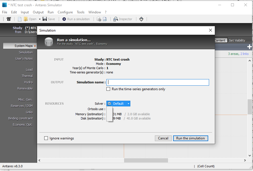 [8.3.0-rc2] No text in some menus · Issue #784 · AntaresSimulatorTeam/Antares_Simulator · GitHub