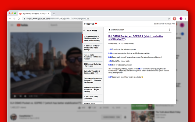GitHub - hagata/youtube-notes: Browser extension for taking notes while ...